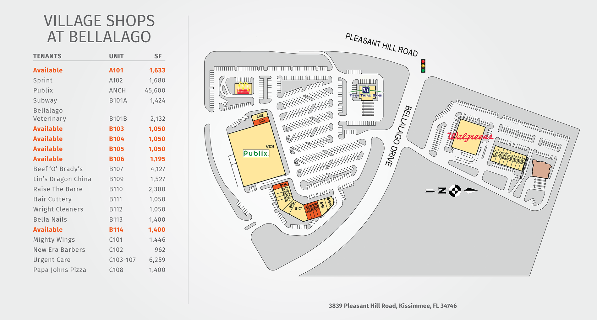 Poinciana Village Map