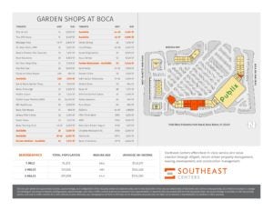 Garden Shops at Boca Site Plan - Alternative Layout - Units 39-45 ...